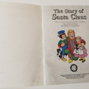 The Story of Santa Claus by Rick Bunsen/vintage 1994 Paperback Book ...