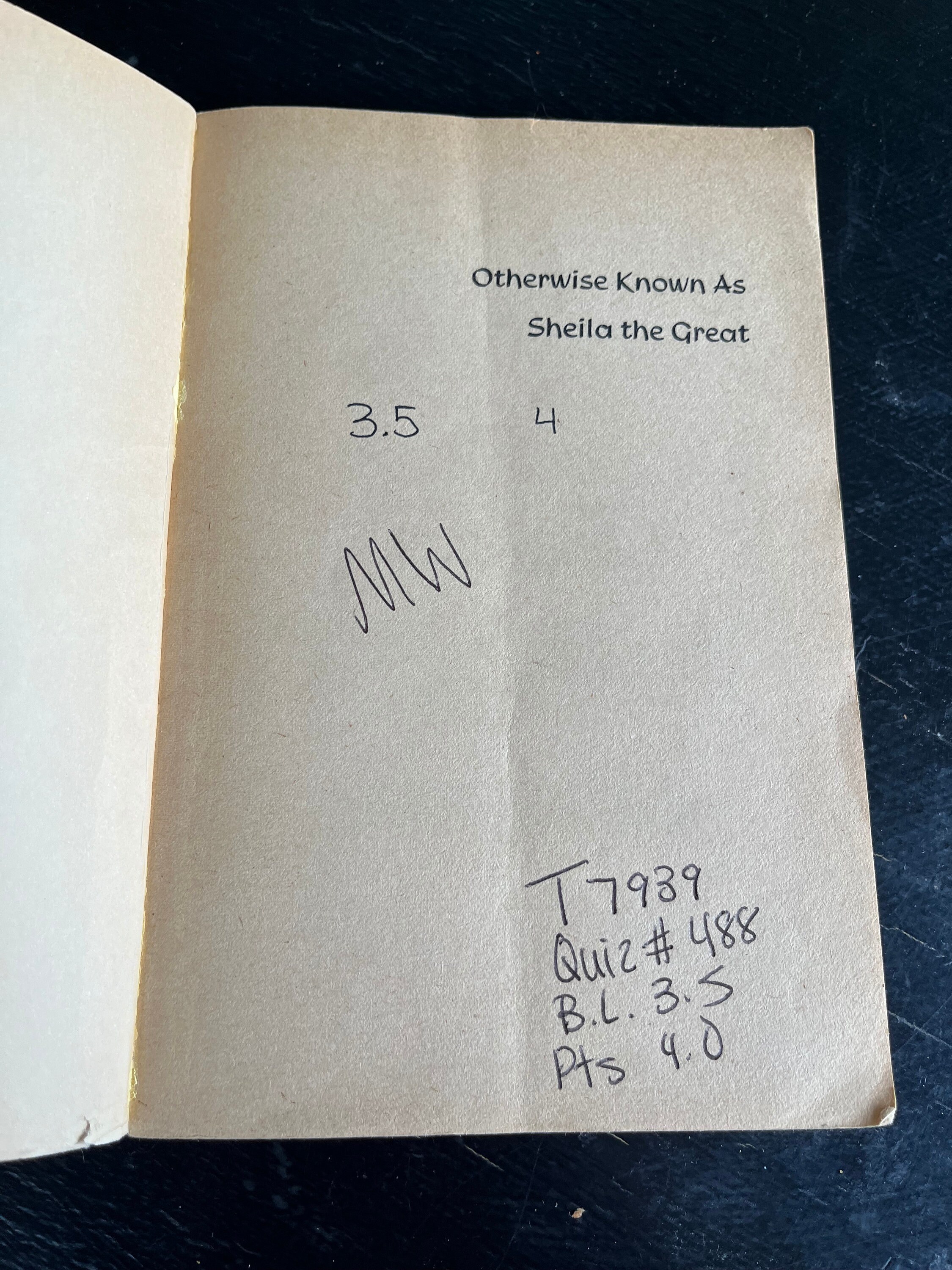 Otherwise Known as Sheila the Great by Judy Blume/ Dell Yearling Book ...