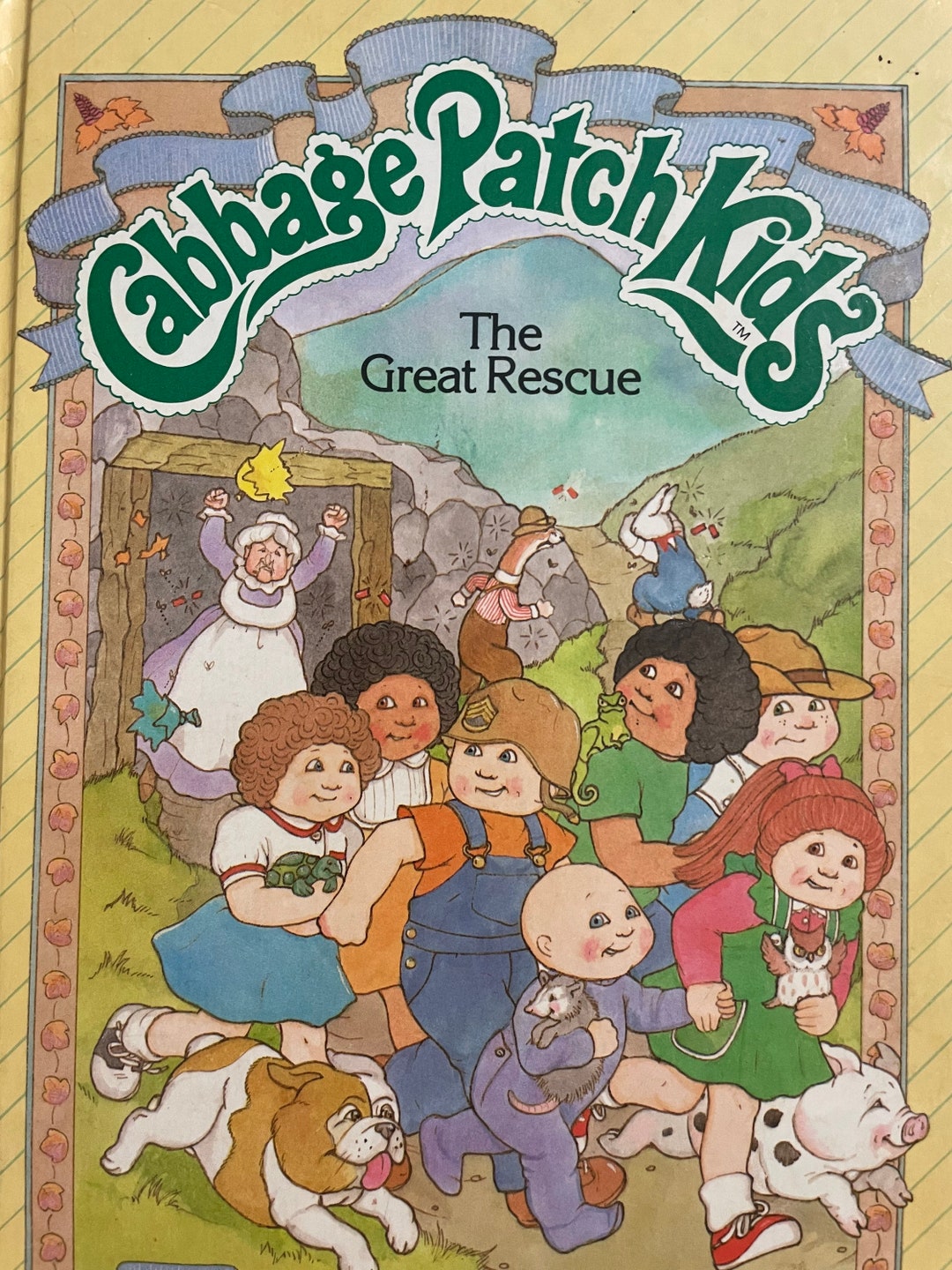 Cabbage Patch Kids the Great Rescue Parker Brothers Story Book ...