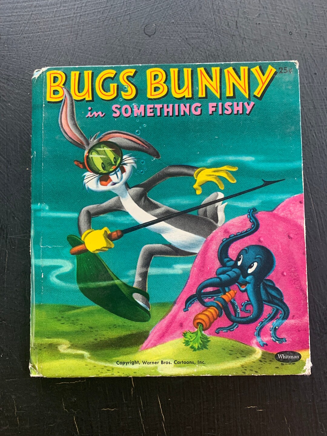 Bugs Bunny in Something Fishy/ Vintage 1955 Whitman Tell A Tale/ Childrens Book/ Nostalgic Gift ...