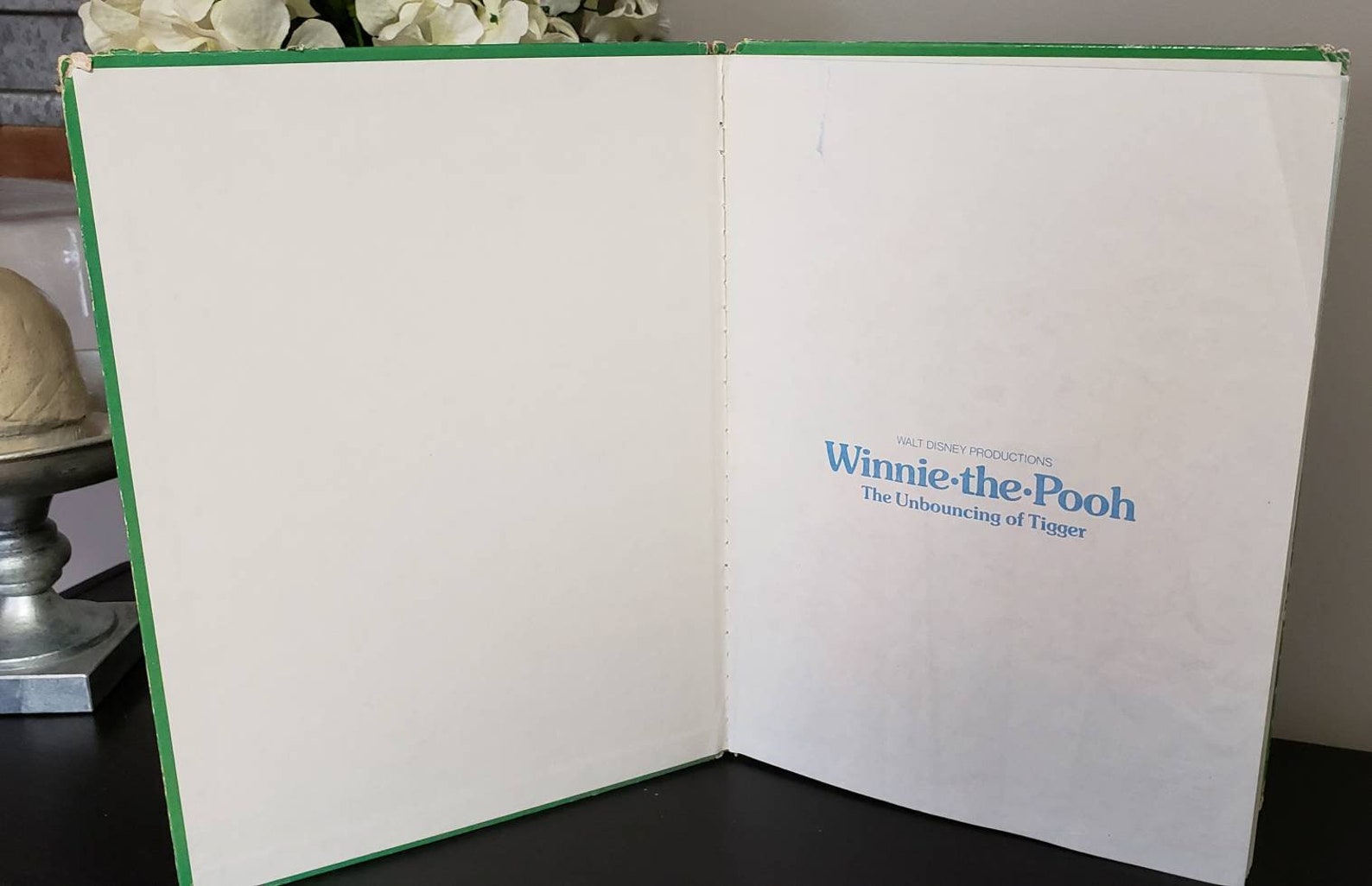 Winnie the Pooh the Unbouncing of Tigger/large Golden Book | Etsy