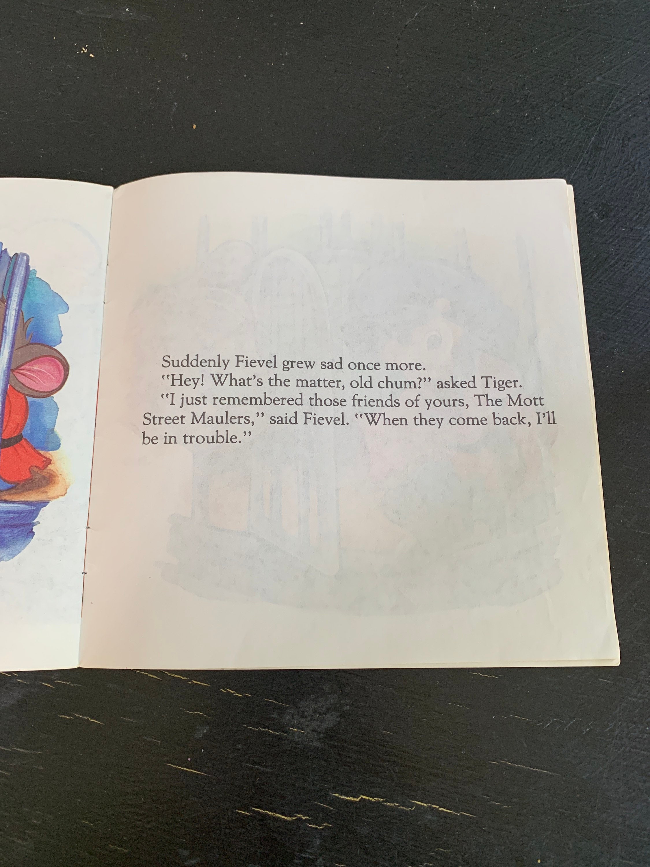 An American Tail: Fievel and Tiger/vintage 1986 Mcdonald’s Paperback ...