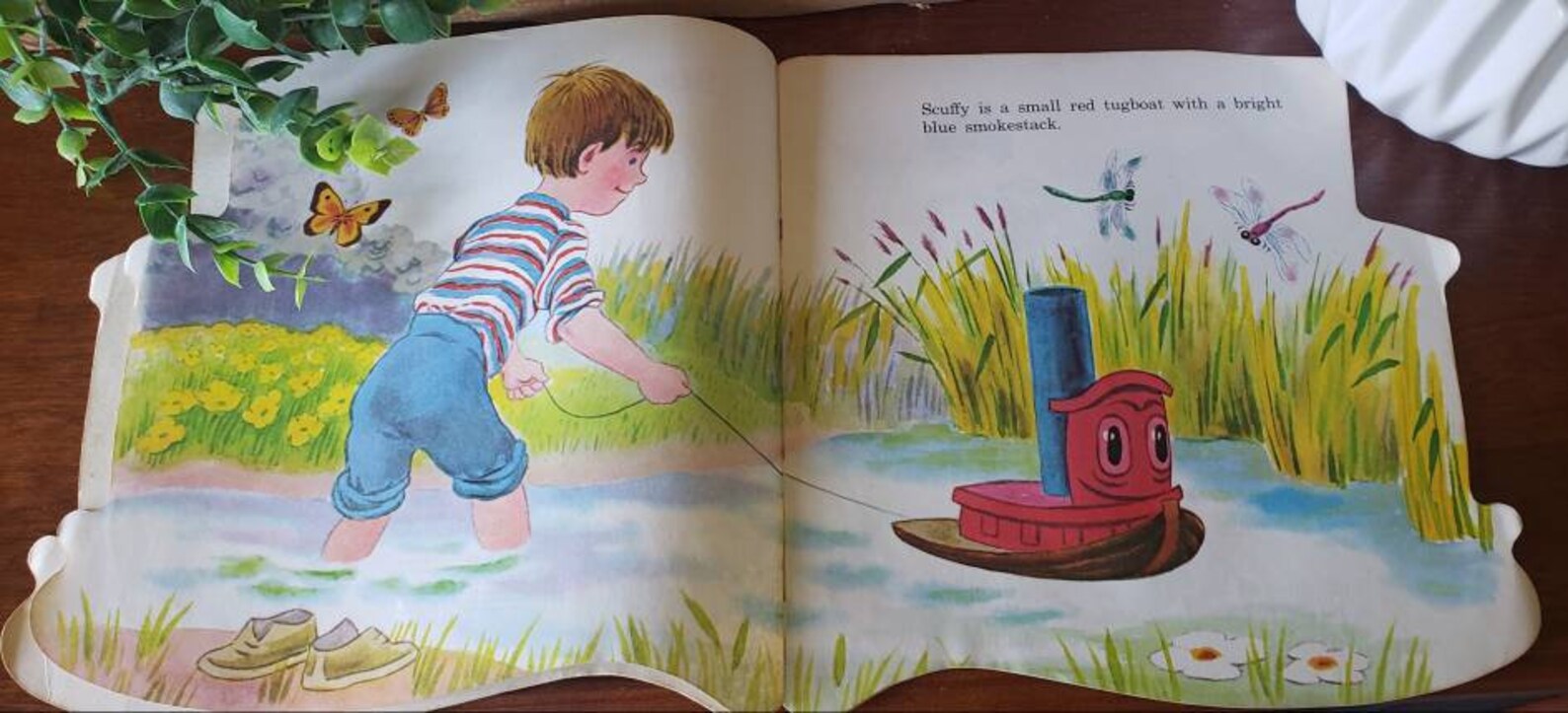 Scruffy the Tugboat by Tibor Gergely/vintage 1979 Golden Shape Book ...