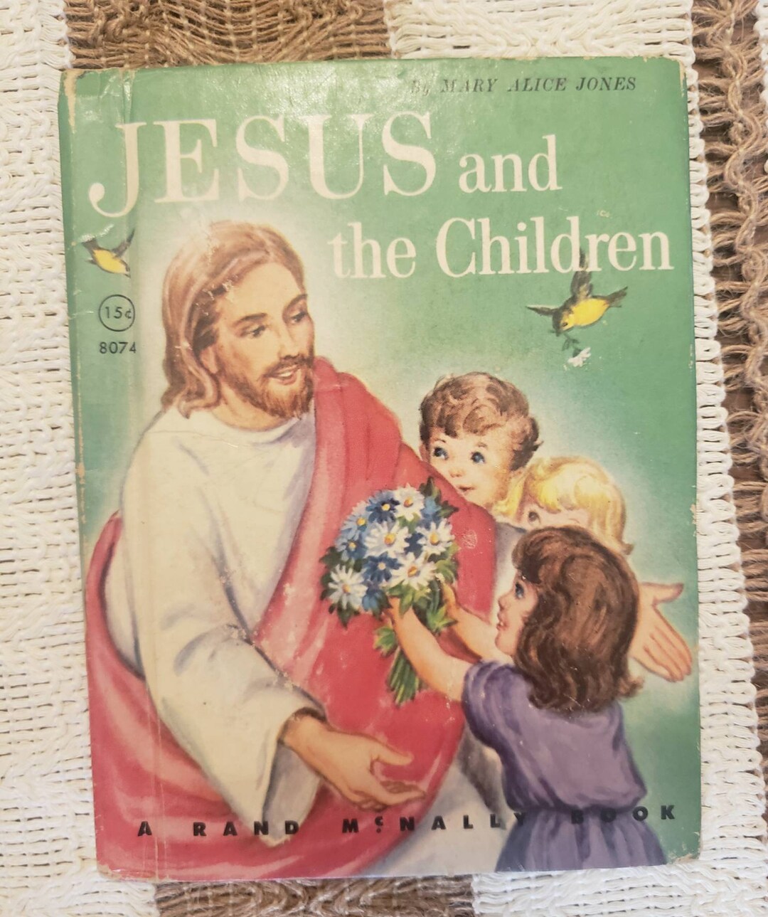 Jesus and the Children by Mary Alice Jones/vintage 1963 Rand Mcnally ...
