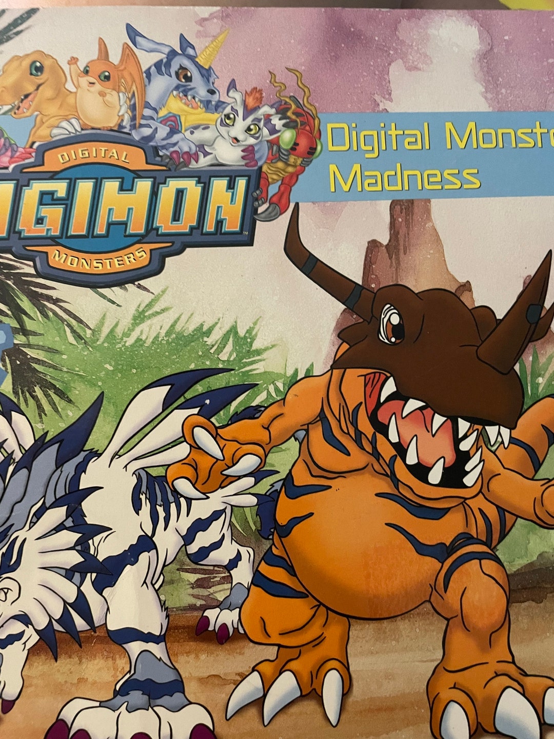 Digimon Digital Monster Madness/vintage 2000 Honey Bear Paperback Book ...