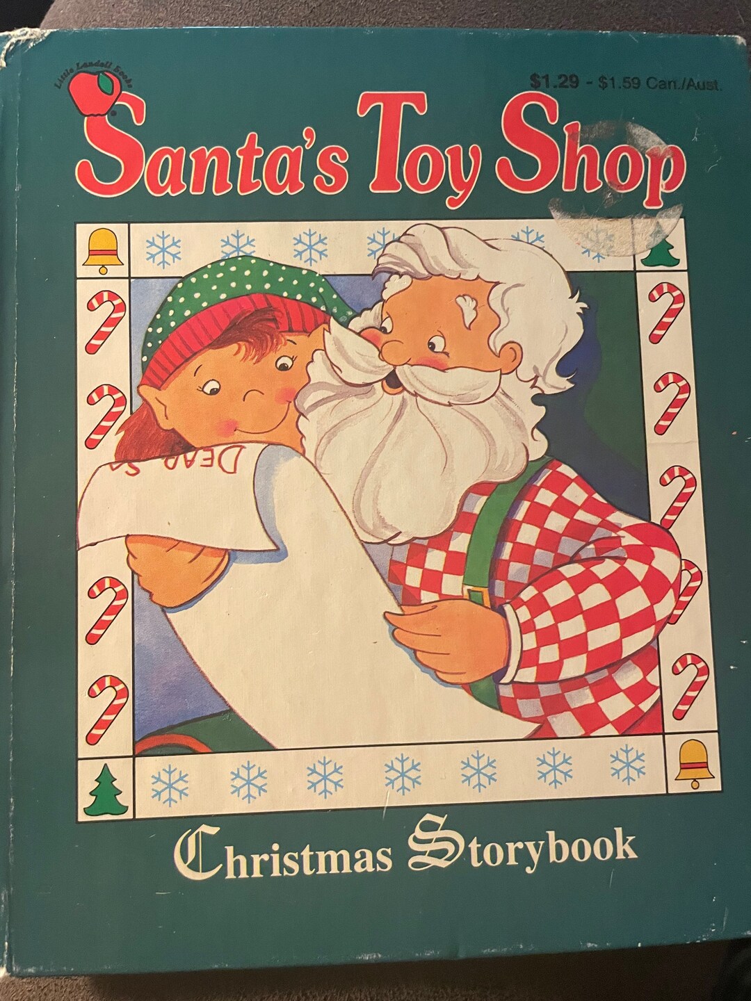 Santa’s Toy Shop Christmas Storybook Little Landoll Book/ Nostalgic ...