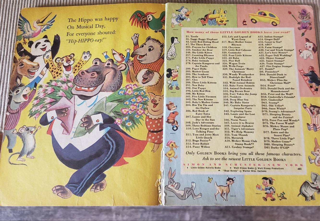 Animal Orchestra by Ilo Orleans/tibor Gergely/vintage 1958 Little ...