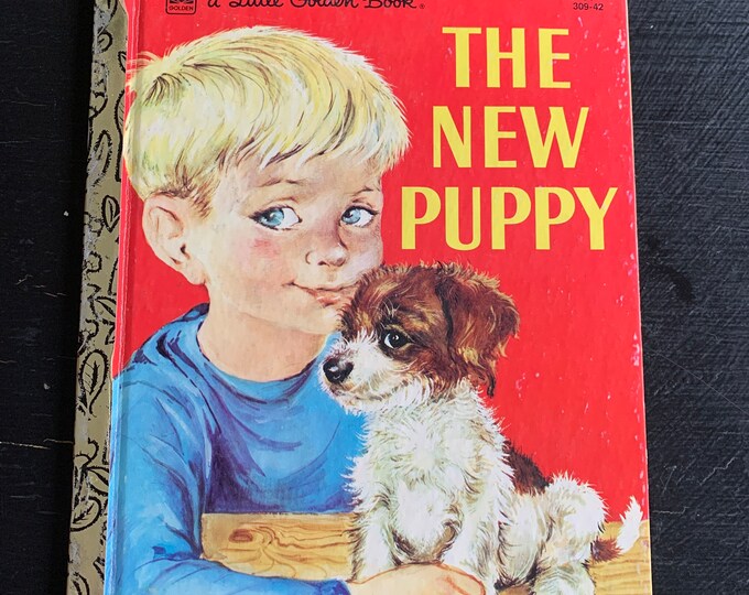 The New Puppy by Kathleen N. Daly/ Little Golden Book/ Vintage 1980s ...