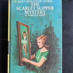 The Scarlet Slipper Mystery/ Vintage 1974 Nancy Drew Mystery #32 ...