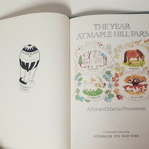 The Year at Maple Hill Farm by Alice and Martin Provensen Hardcover ...