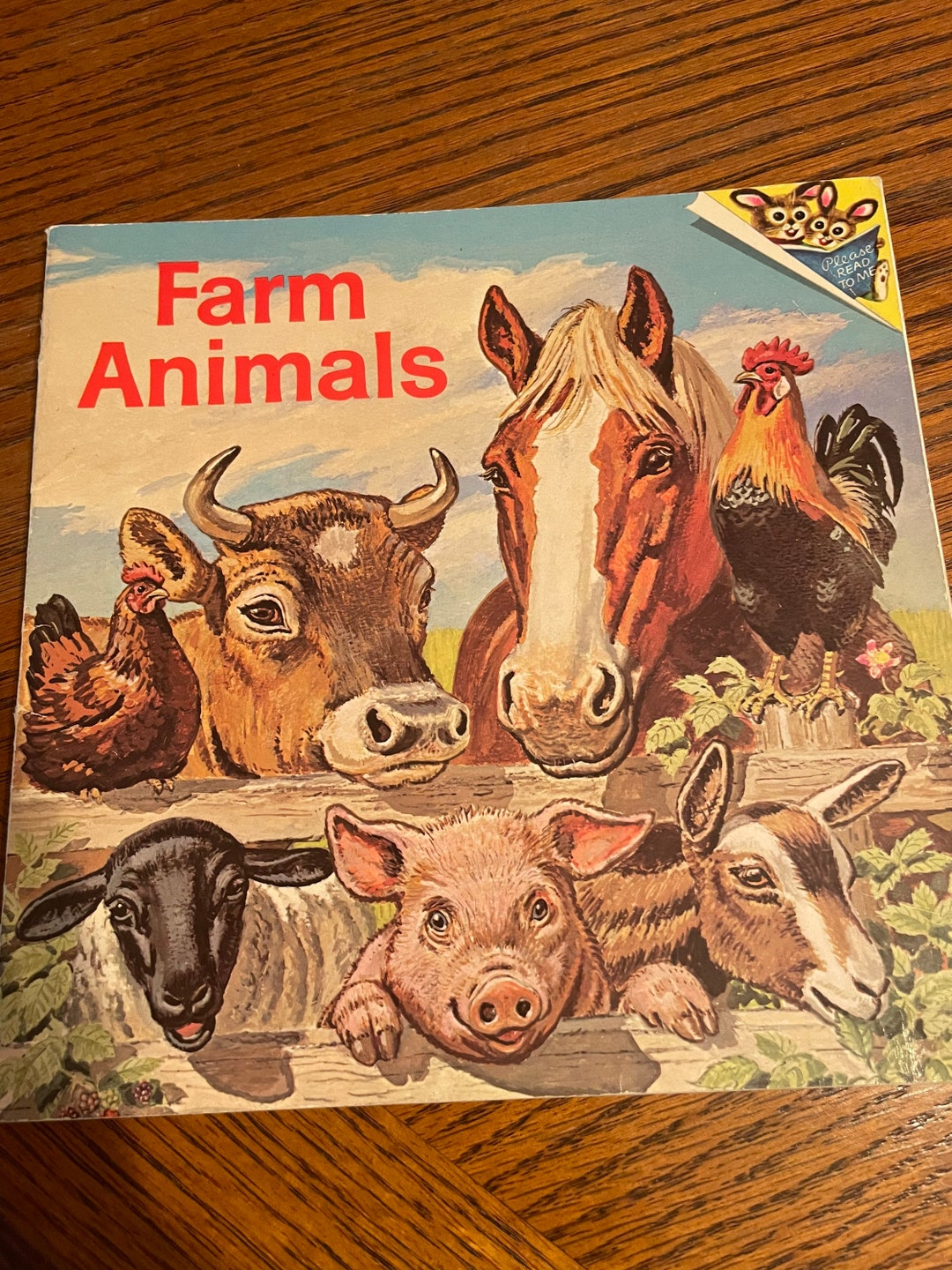 Farm Animals Random House Pictureback Book / Nostalgic Gift/ Vintage ...