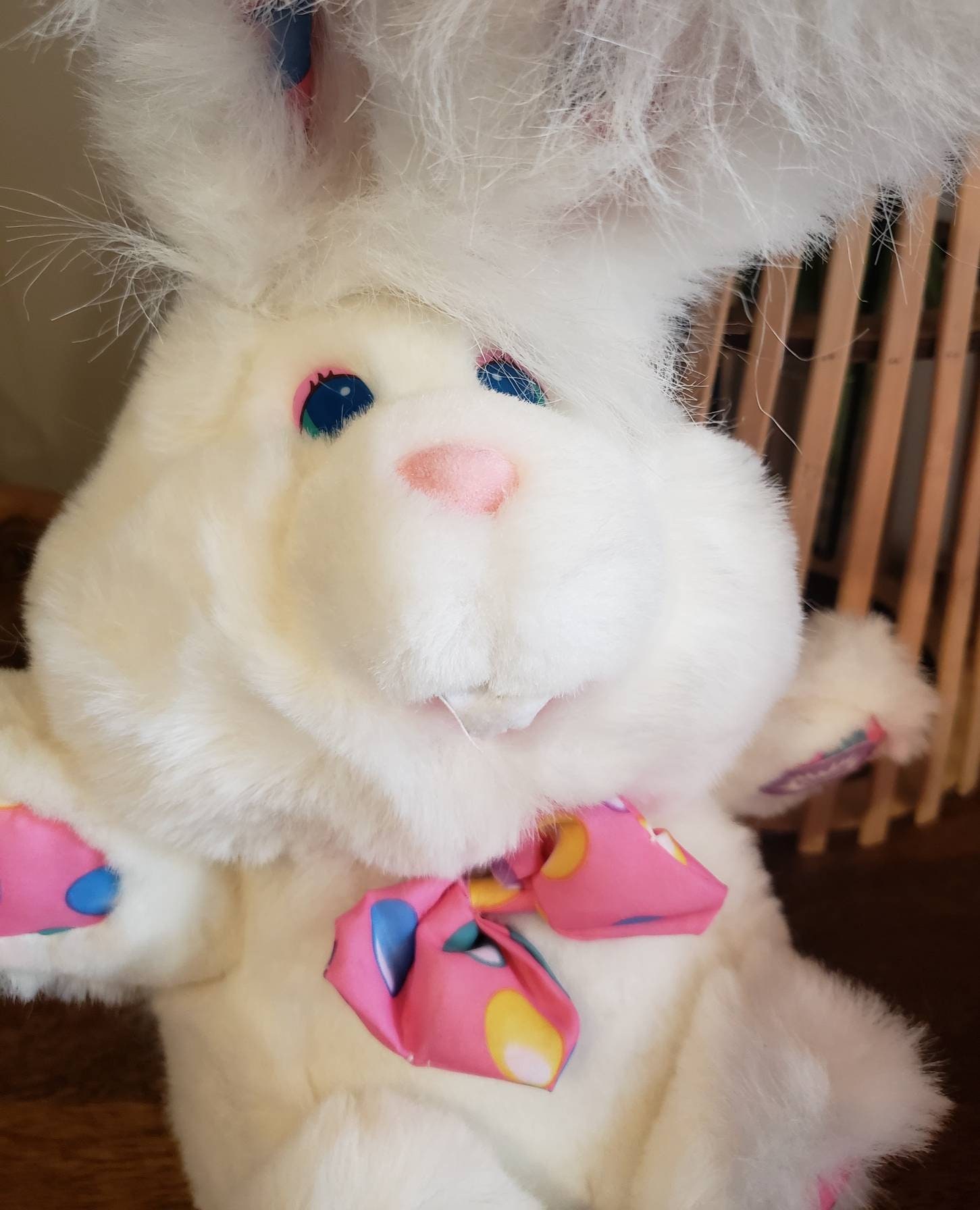 Giggle Bunny Plush/vintage 1993 Dan Dee Giggle Easter Bunny - Etsy