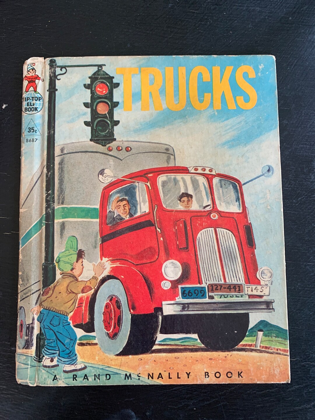 Trucks by George Wilde/ Tip Top Elf Book/ Rand Mcnally Book/ Vintage ...