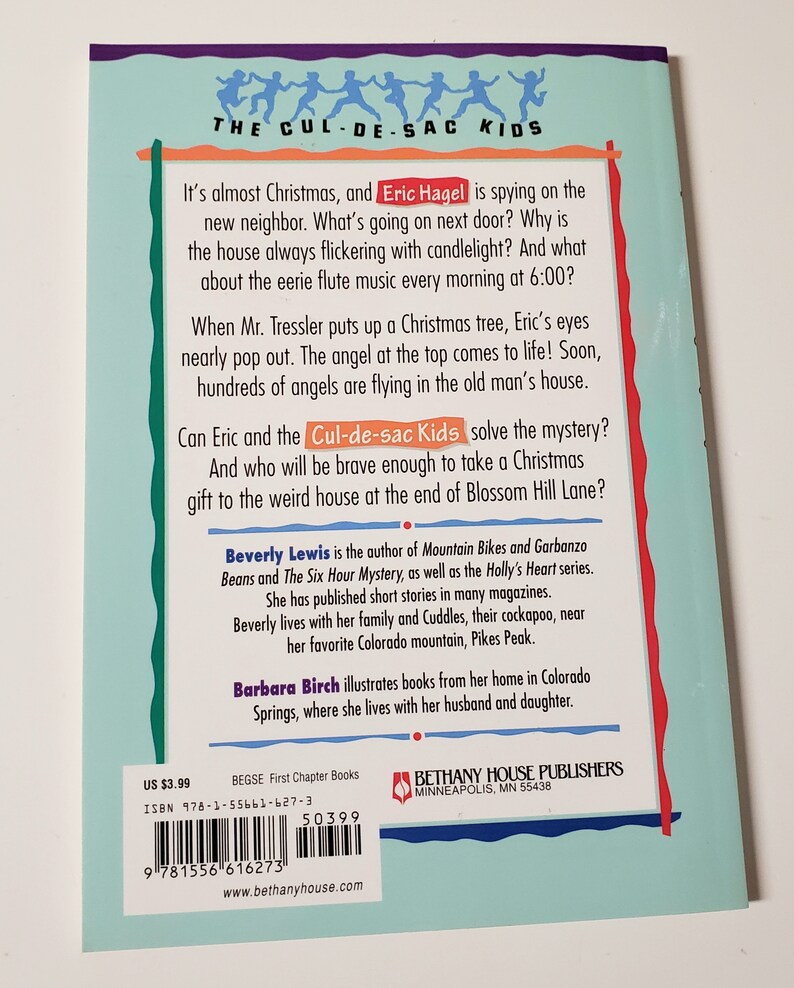 The Cul-de-sac Kids the Crazy Christmas Angel Mystery by Beverly Lewis ...