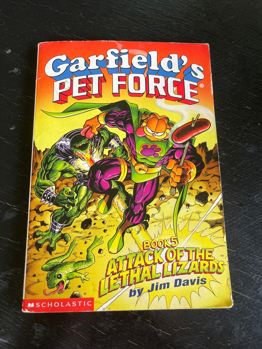 Garfield’s Pet Force Book 5: Attack of the Lethal Lizards by Jim Davis/ Paperback/ Vintage 1999 ...