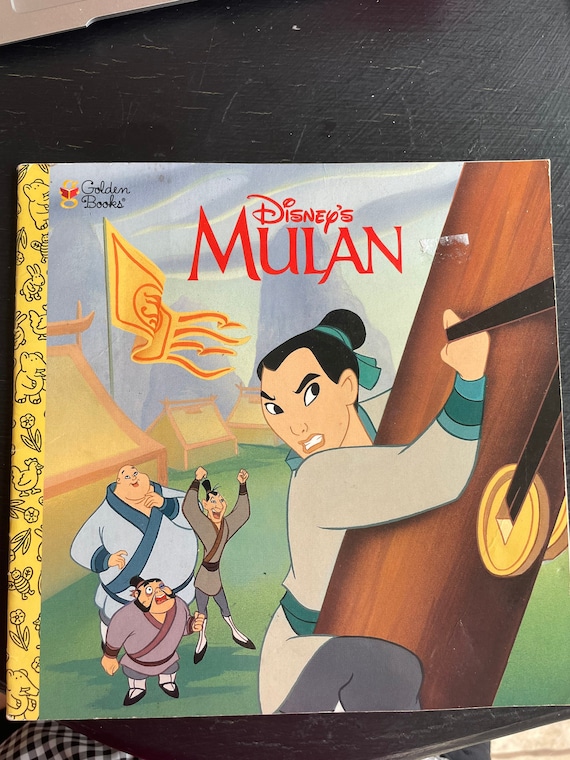 Disneys Mulan Golden Paperback Book/ Nostalgic Gift/ Vintage | Etsy