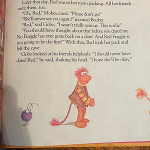 Fraggle Rock the Cave of the Lost Fraggle Weekly Reader / Nostalgic ...