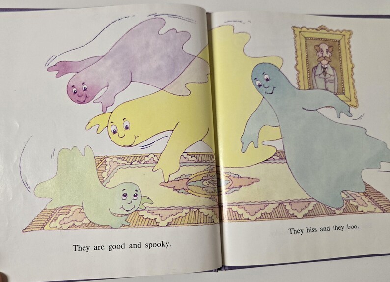 The Goofy Ghost by Sharon Peters/vintage 1981 Troll Associates Giant ...