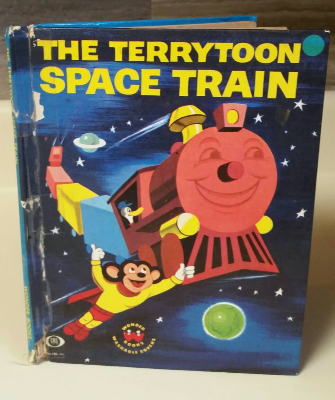 The Terrytoon Space Train/vintage 1958 Wonder Bookd/nursery/baby Shower ...
