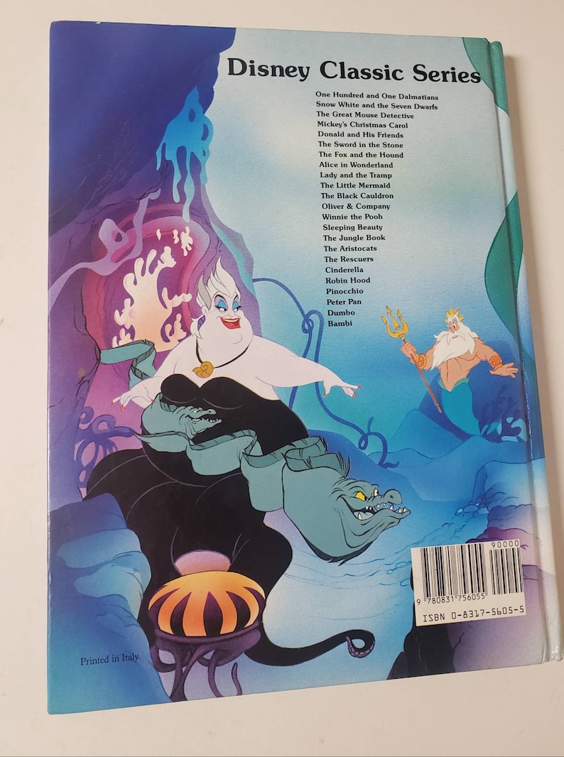 Walt Disney's the Little Mermaid/vintage 1989 - Etsy