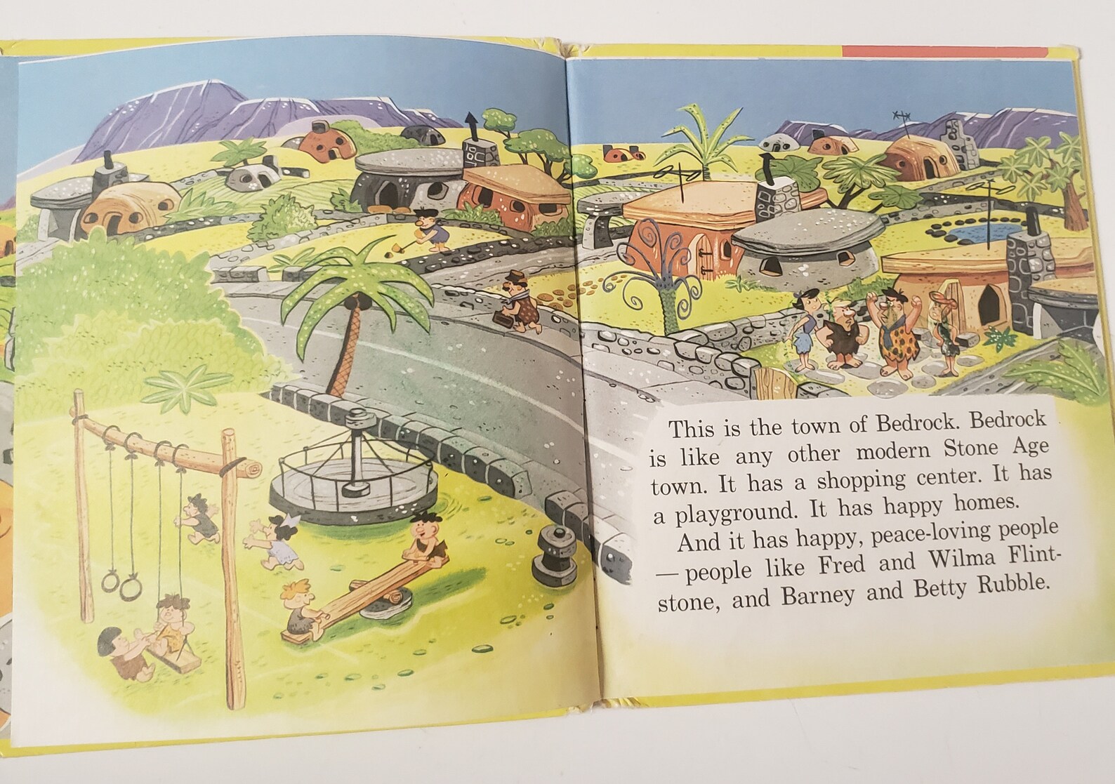The Flintstones and Dino by Kay Rausch Patrinos/vintage 1961 Whitman ...