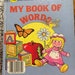 My Book of Words First Little Golden Book/ Nostalgic Gift/ Vintage 1982 ...