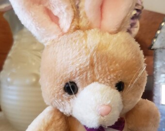 Toys Vintage Maxwell Bunny Rubber Face Plush Toy 80s Kids Collectible ...