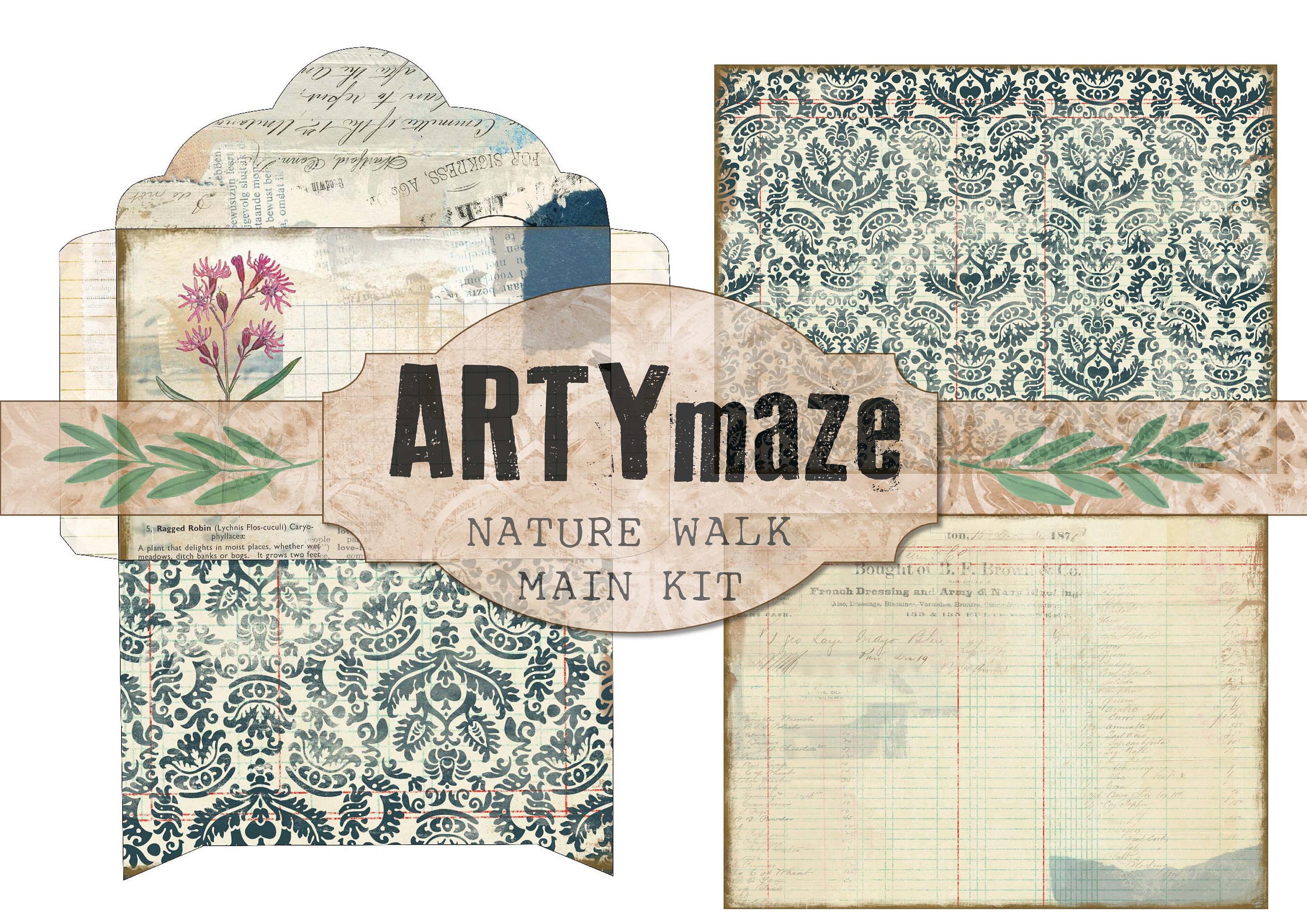 NATURE WALK Full Size Journal Kit INSTANT Download 8 X - Etsy