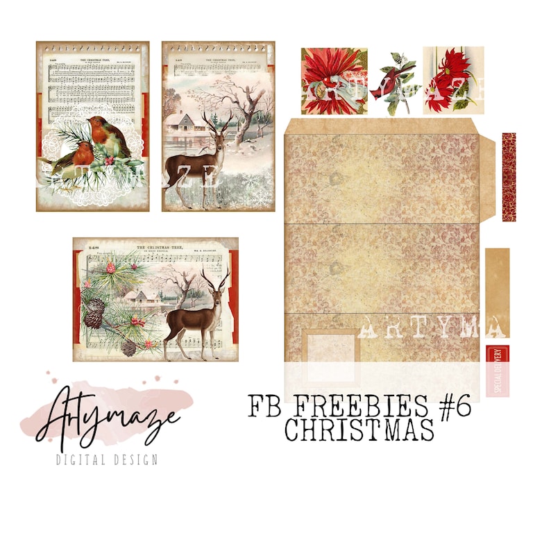 FACEBOOK FREEBIES #6 Christmas (by Request) Please Read Description - Etsy