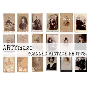 PORTRAITS From My Own COLLECTION. 16 Printable Sheets - Etsy