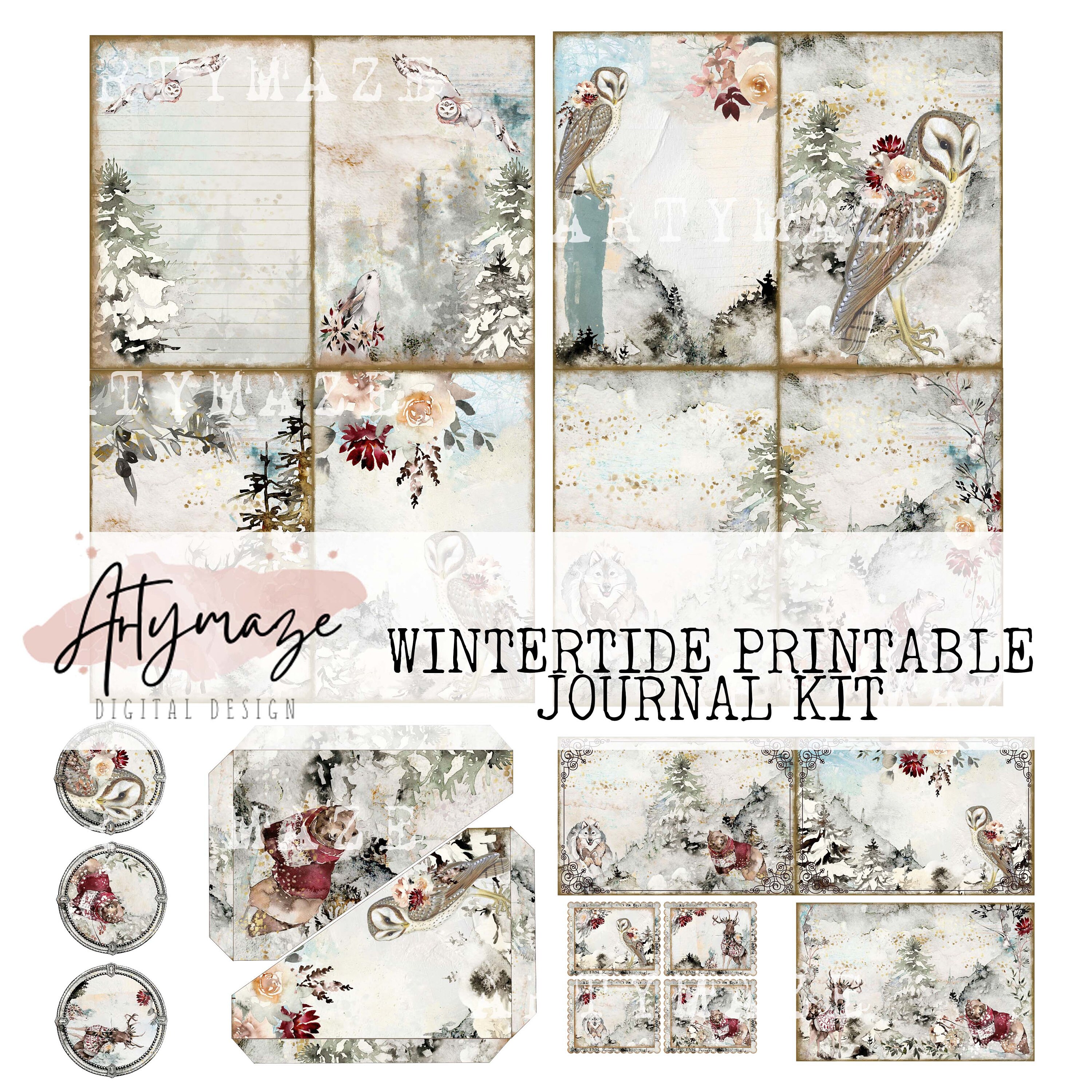 WINTERTIDE Full JOURNAL Kit & BONUS - Etsy