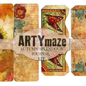 Artymaze AUTUMN SPLENDOUR Full Size Journal Kit INSTANT Download - Etsy