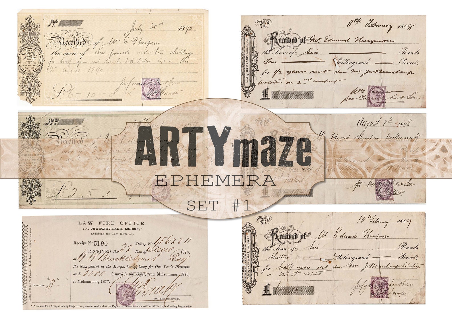 EPHEMERA SET 1 | Etsy UK