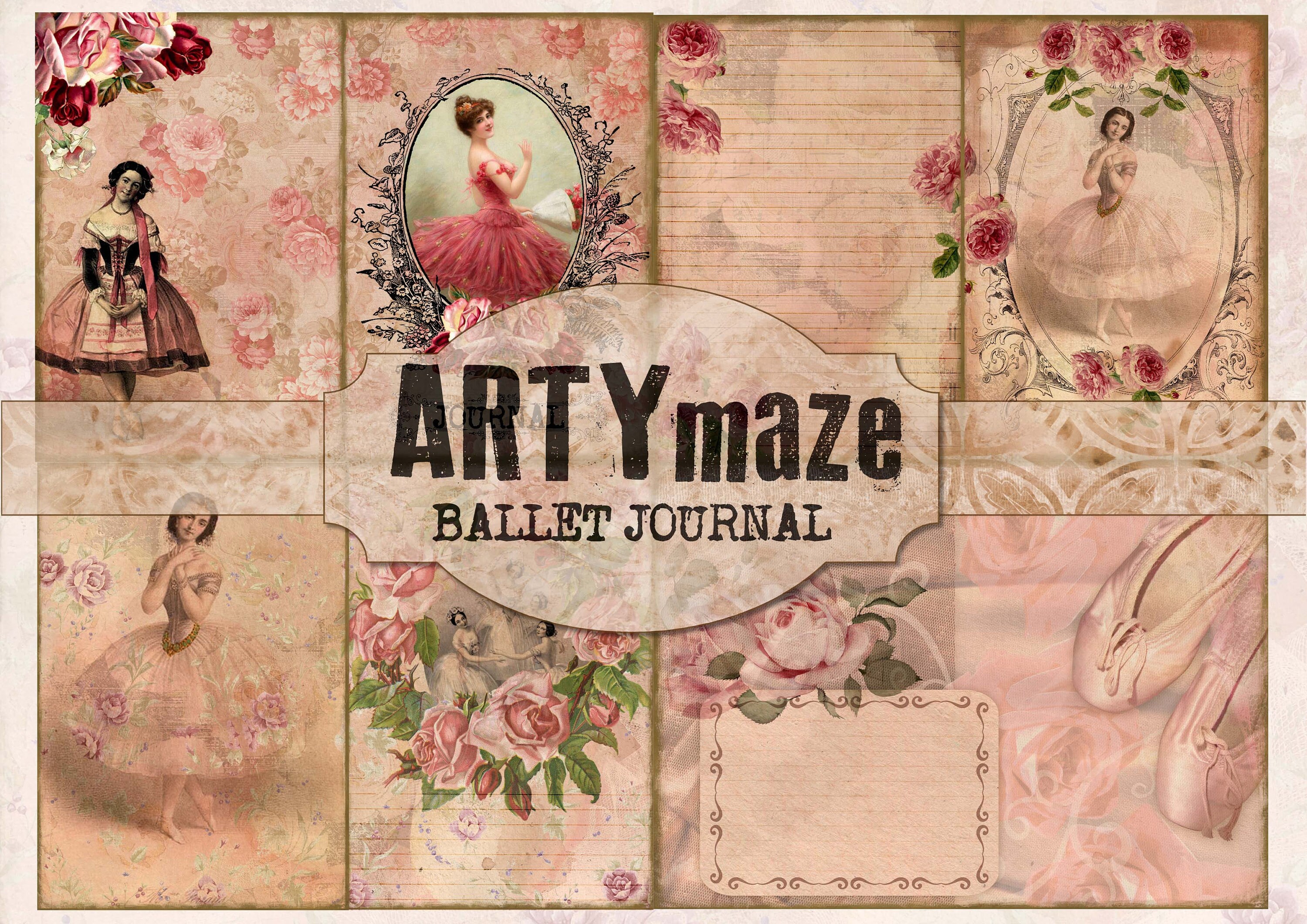BALLET Themed Digital Journal instant Download | Etsy Australia