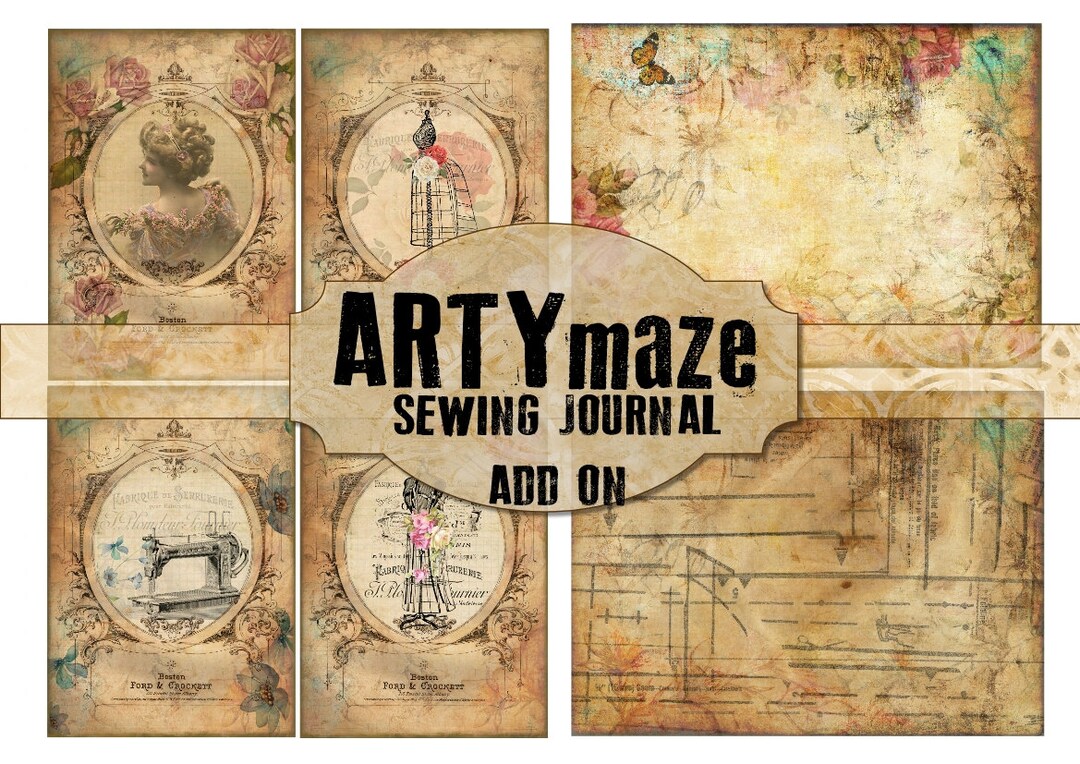 SEWING Theme Printable Journal ADD ON Instant Download - Etsy