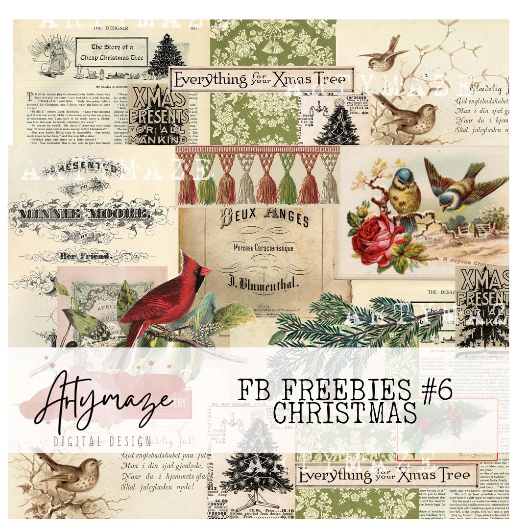 FACEBOOK FREEBIES #6 Christmas (by Request) Please Read Description - Etsy