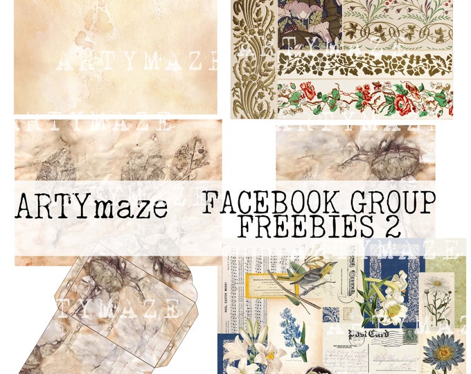 Digital Downloads Printables Junk Journals & more by Artymaze
