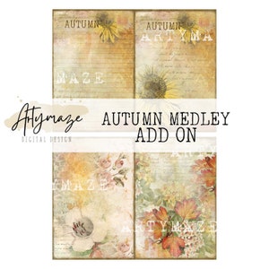 AUTUMN MEDLEY Add on Journal Kit - Etsy UK