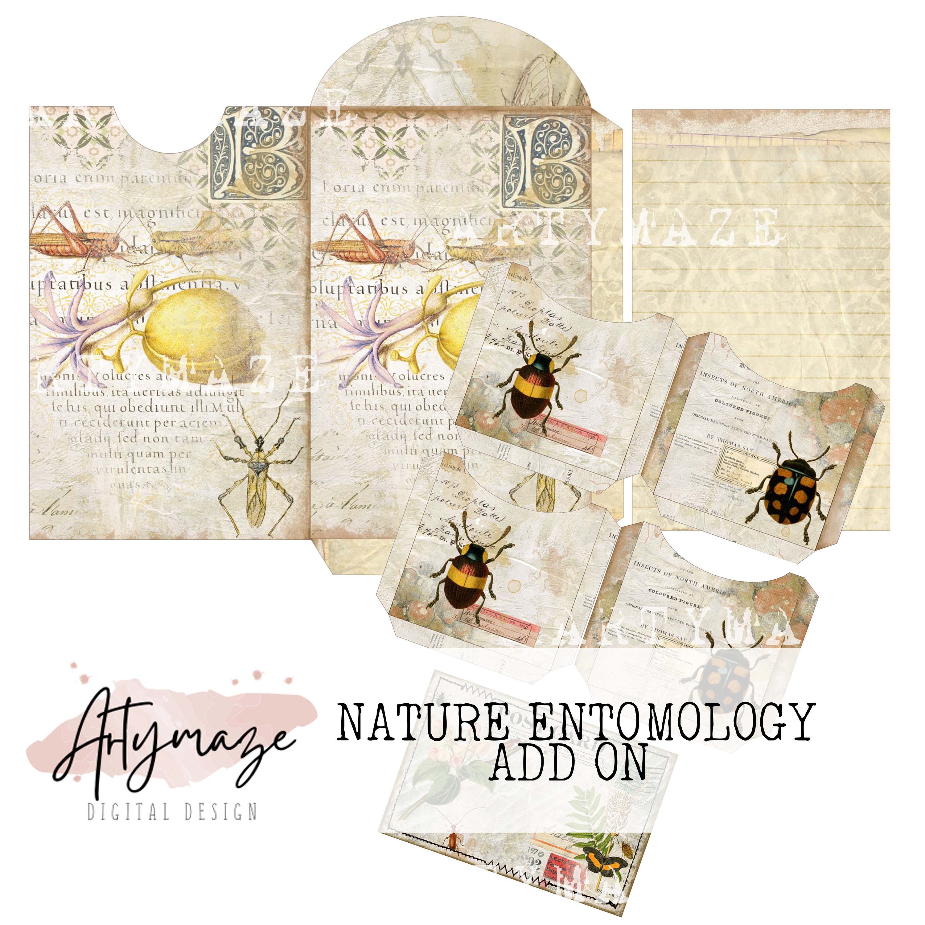 NATURE & ENTOMOLOGY Add on Journal Kit - Etsy