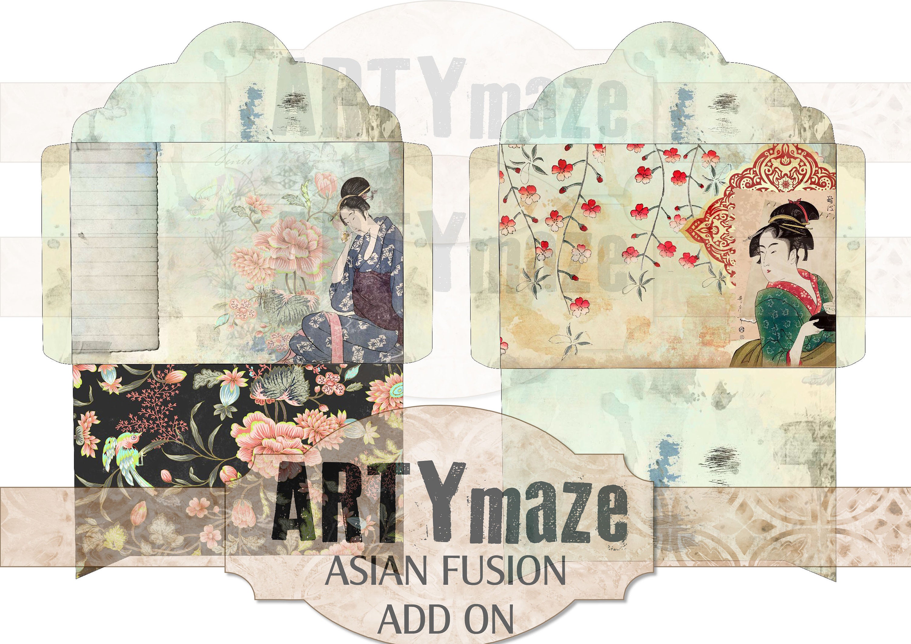 ASIAN FUSION Printable Journal ADD on Instant Download - Etsy UK