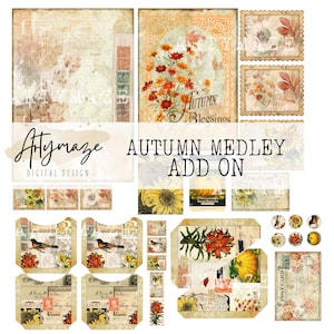 AUTUMN MEDLEY Add on Journal Kit - Etsy UK