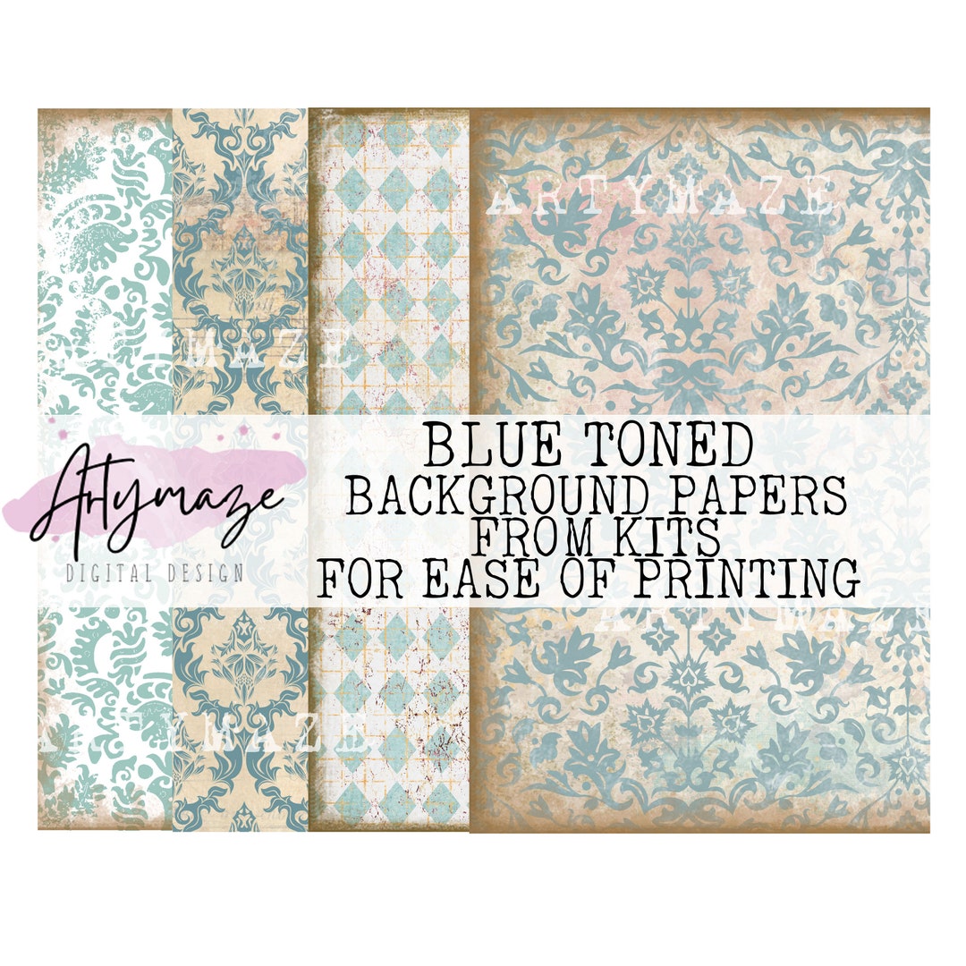 KIT BACKGROUNDS ( Blue)+ BONUS Please Read Description - Etsy
