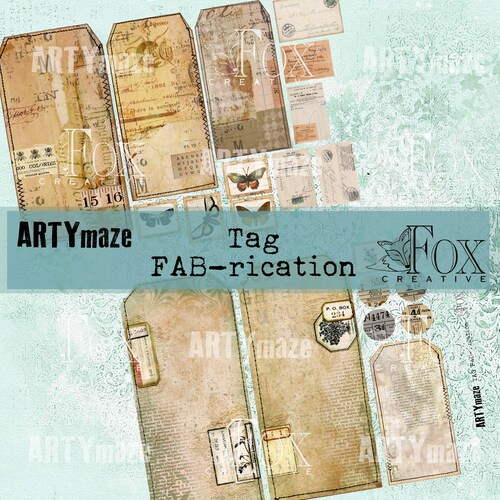 Tag Fab-rication: a Layered Tag Digital Kit COLAB20 02 - Etsy