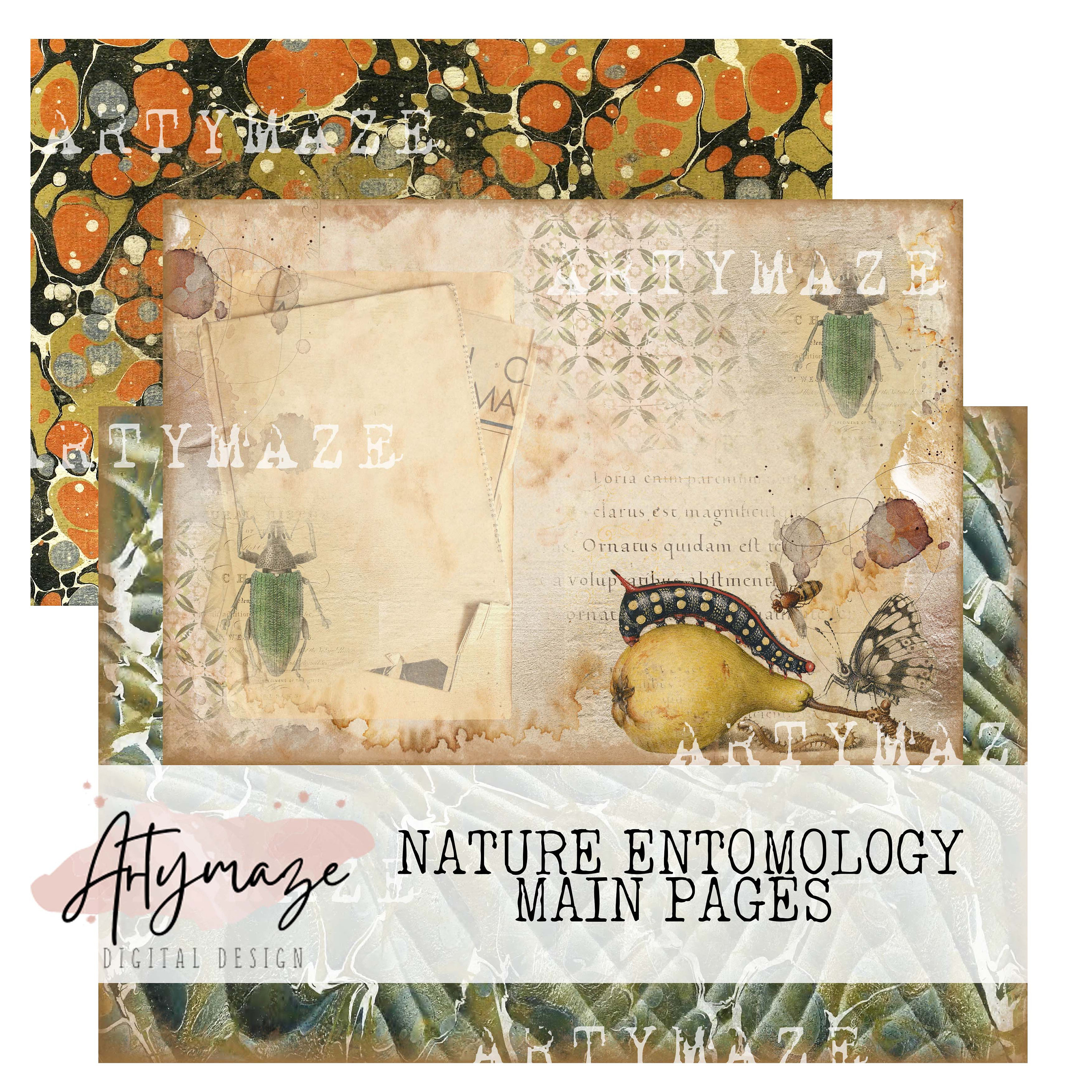 NATURE & ENTOMOLOGY Printable Journal Pages PLUS Bonus - Etsy UK