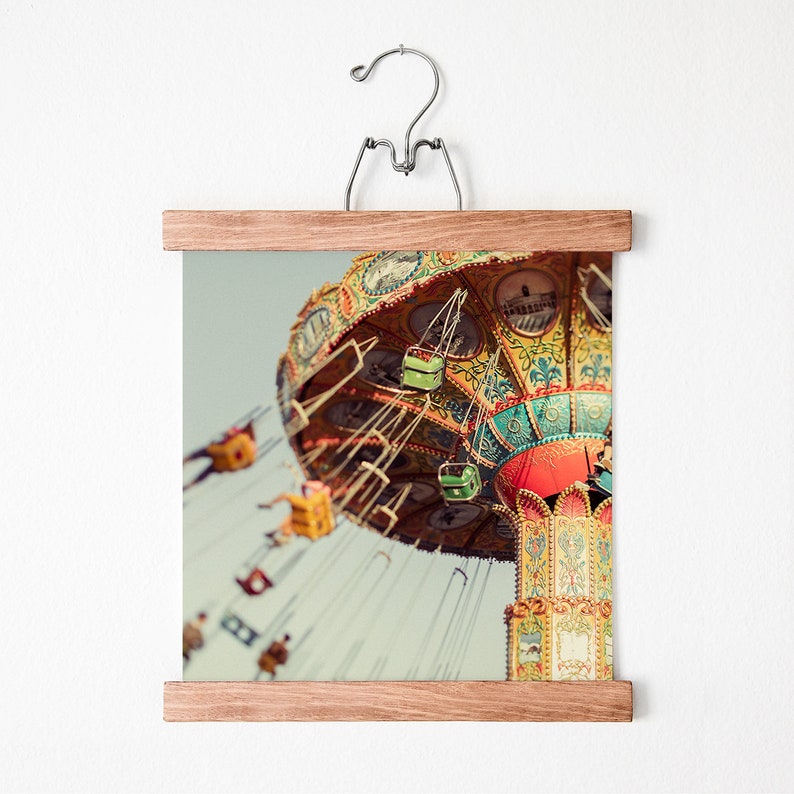 Carousel Print Wall Art Print Carousel Giclee Print Nursery - Etsy