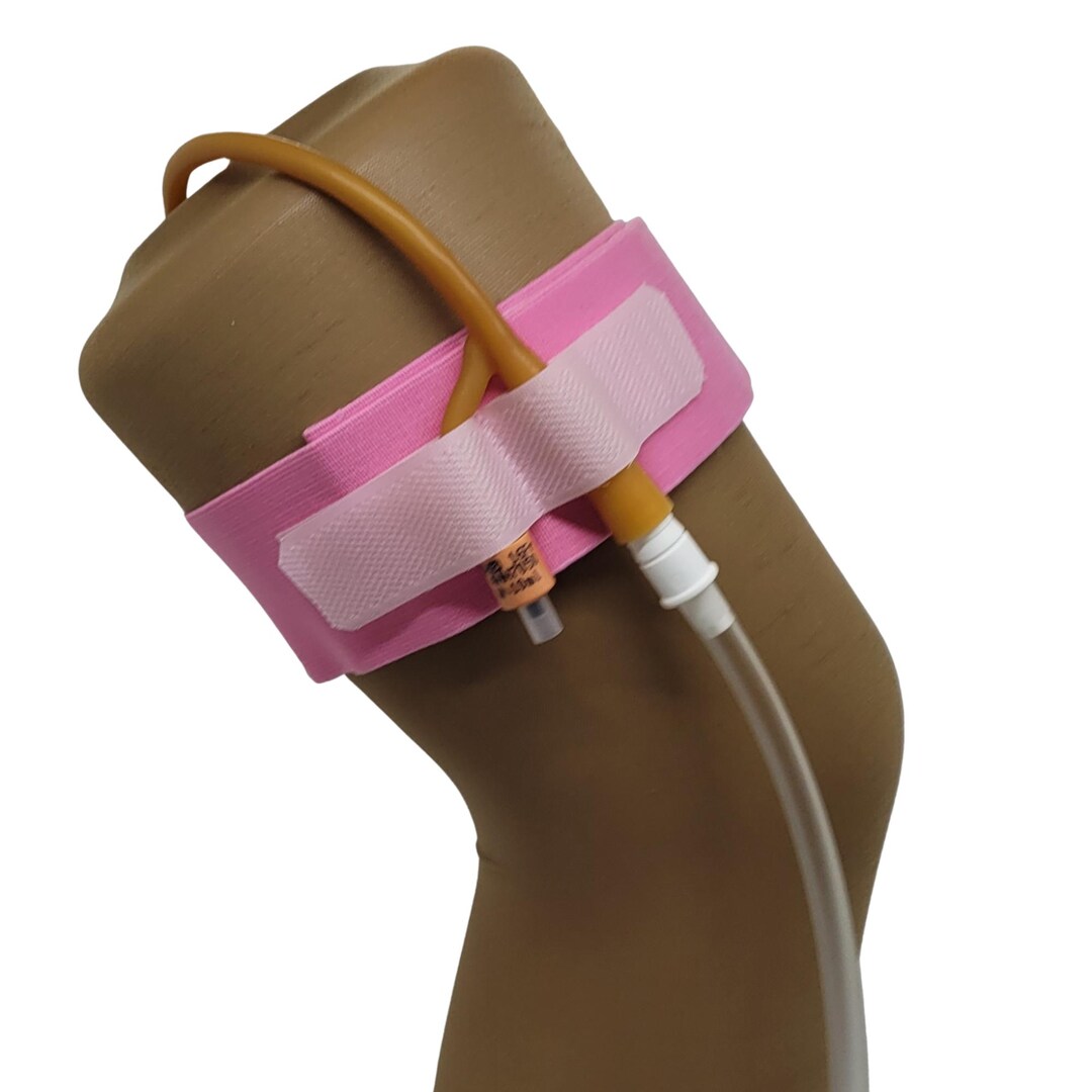 Pink Elastic Foley Catheter Leg Strap | SMALL | Medical Accessory ...