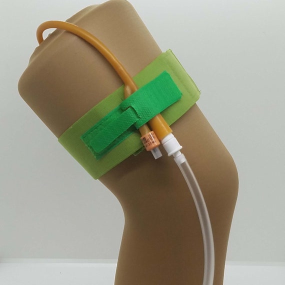 Green Elastic Foley Catheter Leg Strap Medium Etsy