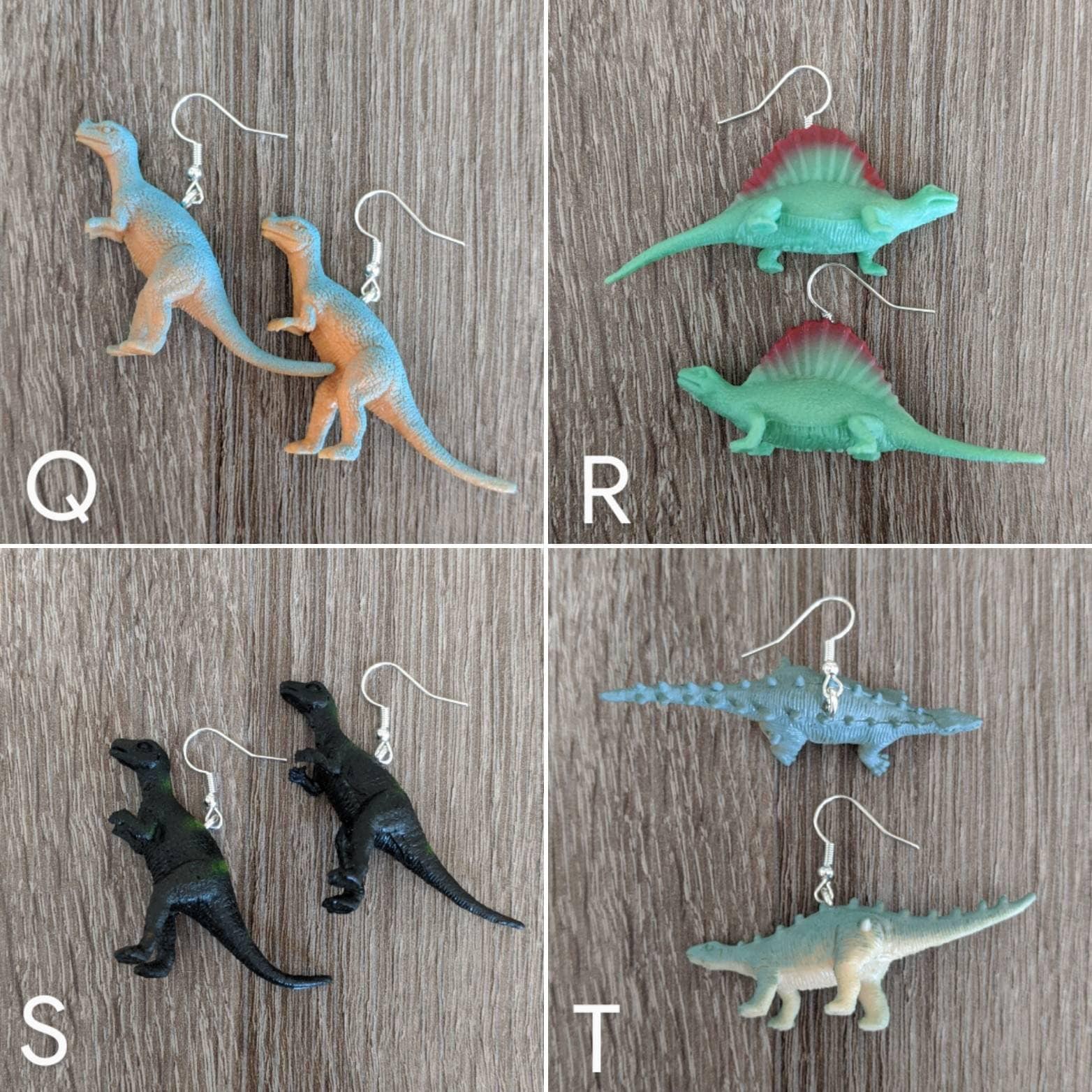 Toy Dino Earrings - Etsy