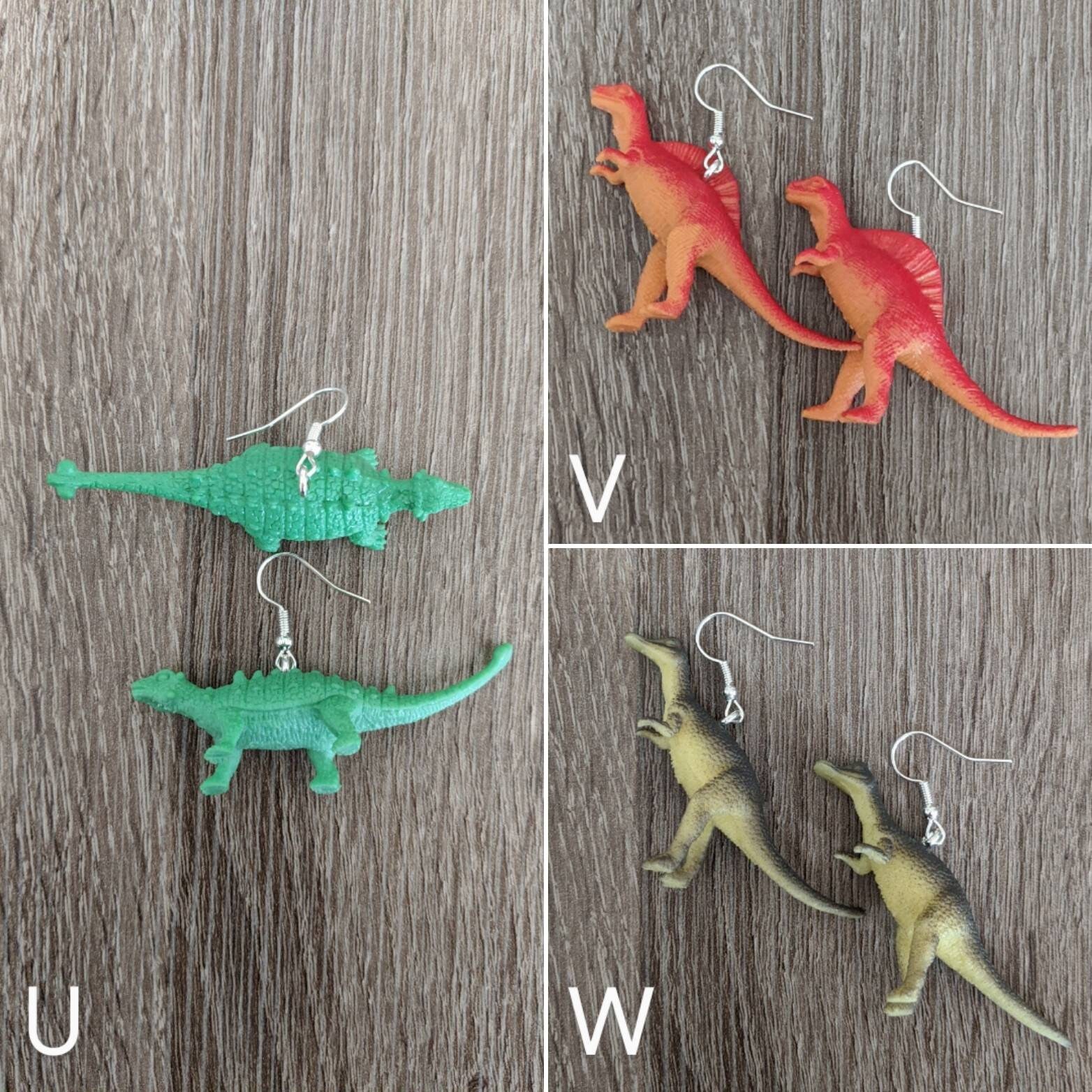 Toy Dino Earrings - Etsy