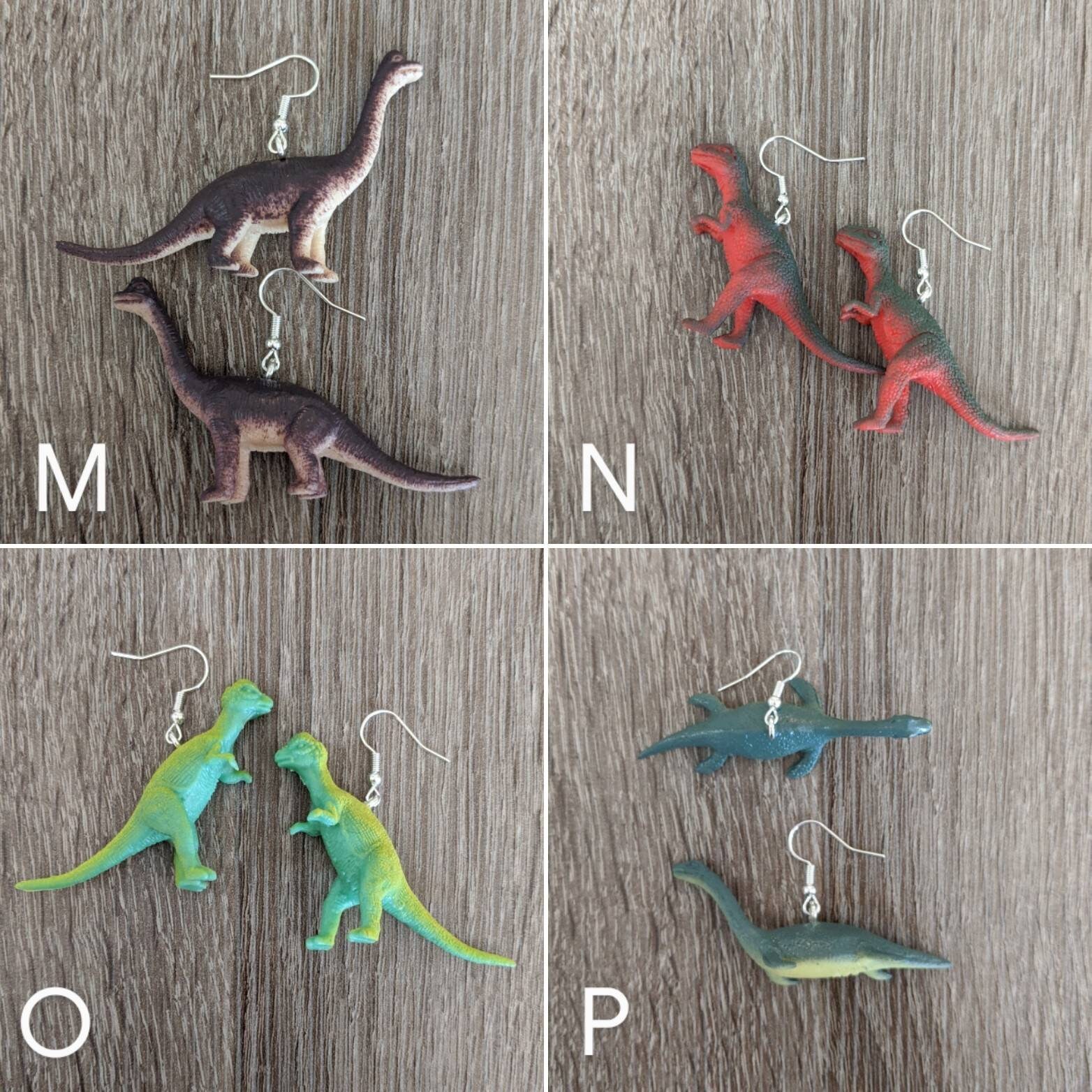 Toy Dino Earrings - Etsy